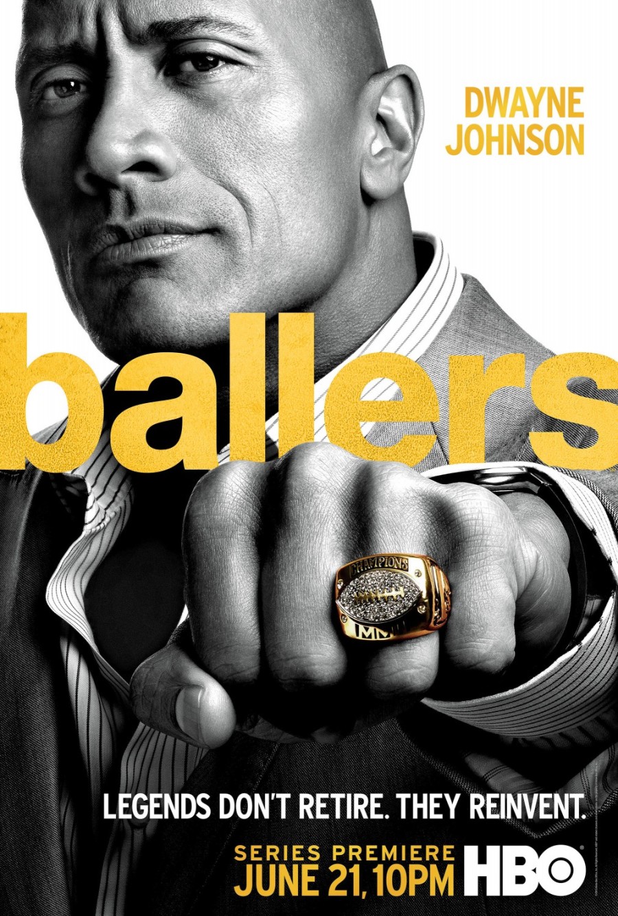 Dwayne Johnson Manages ‘Ballers’ In New HBO Show – Trailer, Poster ...
